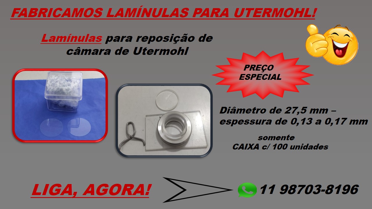 Lamínulas para Utermohl :: EIKONAL DO BRASIL